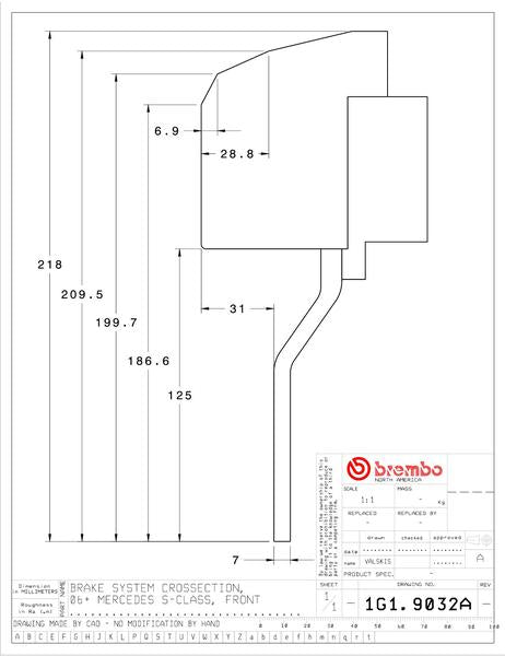 brembo GT-KIT メルセデス・ベンツ S550 W221 1G1.9032A/1G2.9032A – KTS オンラインショップ